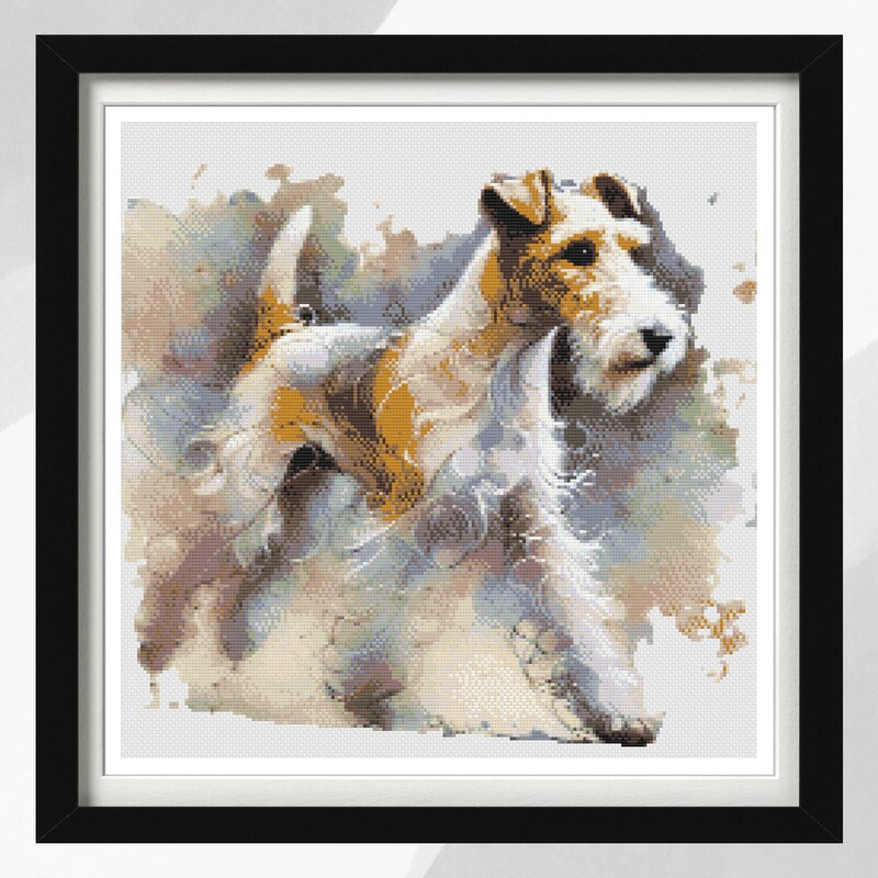 Fox Terrier Pattern - Etsy