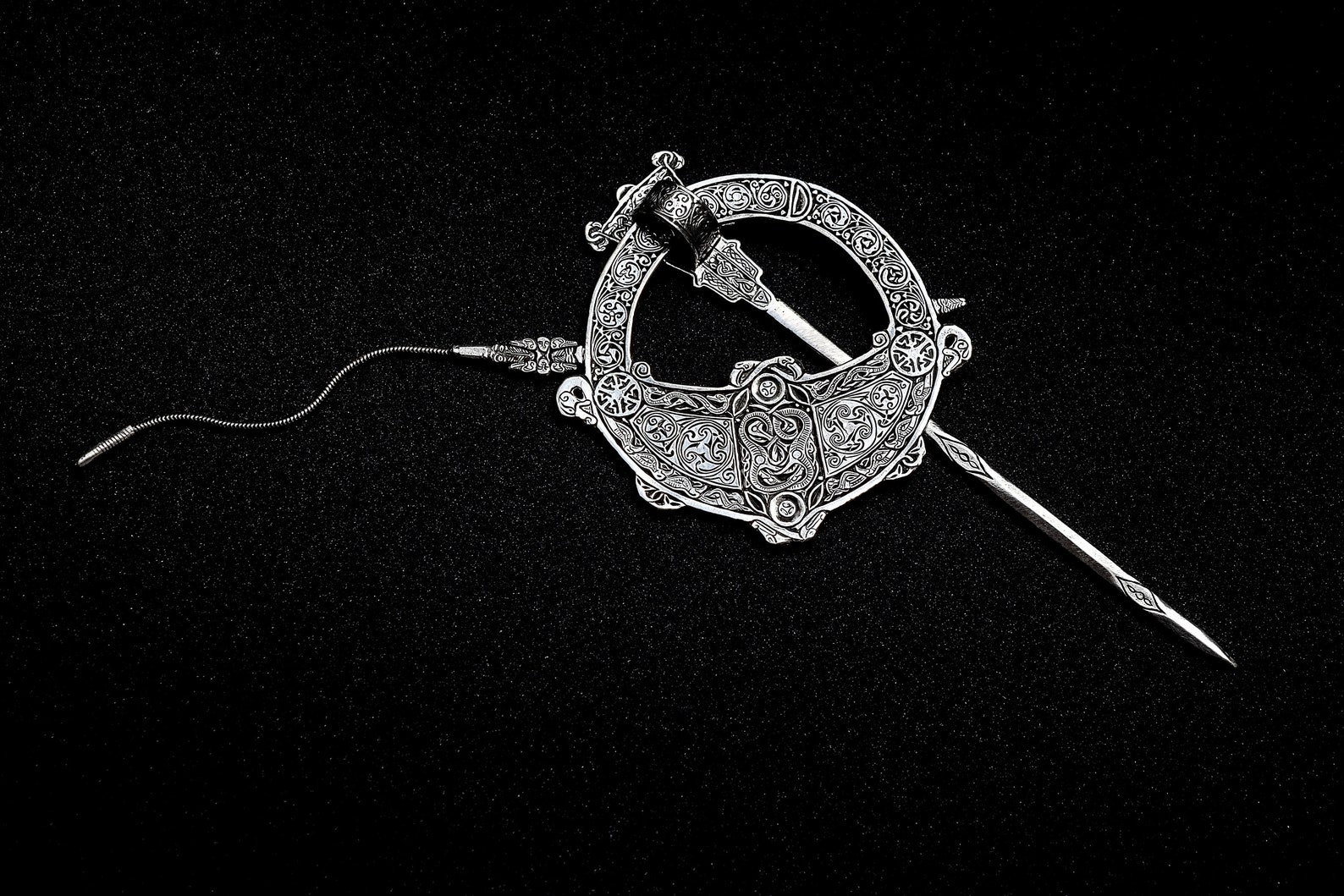 Solid Silver Tara Brooch - Etsy