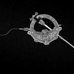 Solid Silver Tara Brooch - Etsy