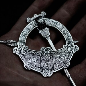 Solid Silver Tara Brooch - Etsy