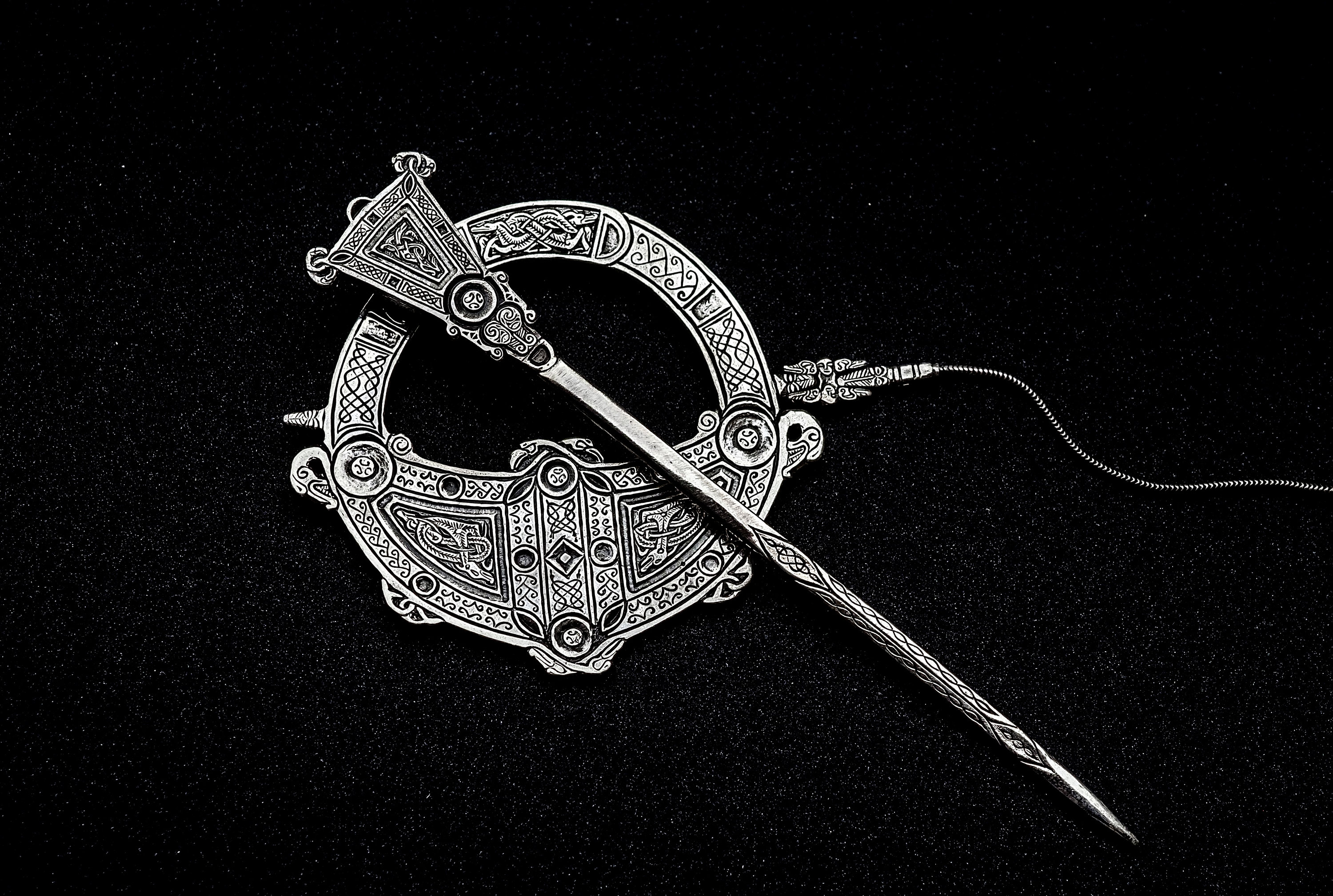 Solid Silver Tara Brooch - Etsy