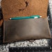 Leather Utility Pouch Large Personalized Handmade in New Hampshire ...