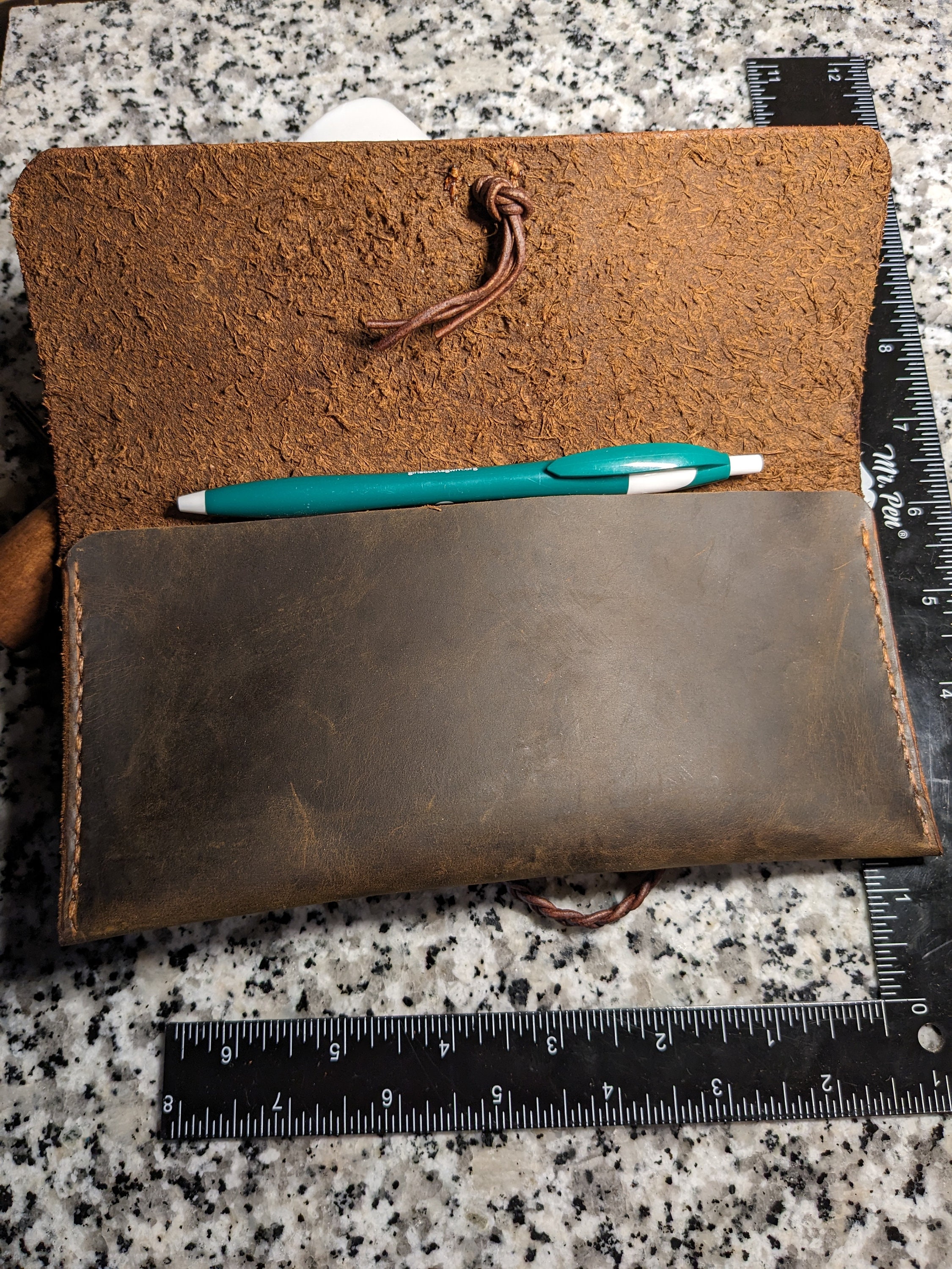 Leather Utility Pouch Large Personalized Handmade in New Hampshire ...