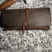 Leather Utility Pouch Large Personalized Handmade in New Hampshire ...
