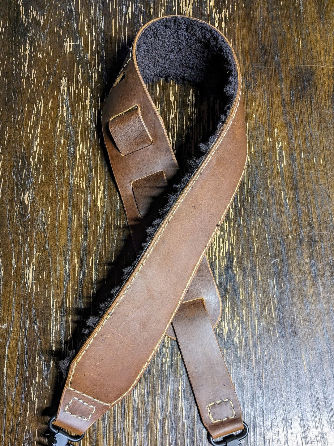 Leather Hunting Sling Adjustable Sling No Machinery Used Handmade in ...