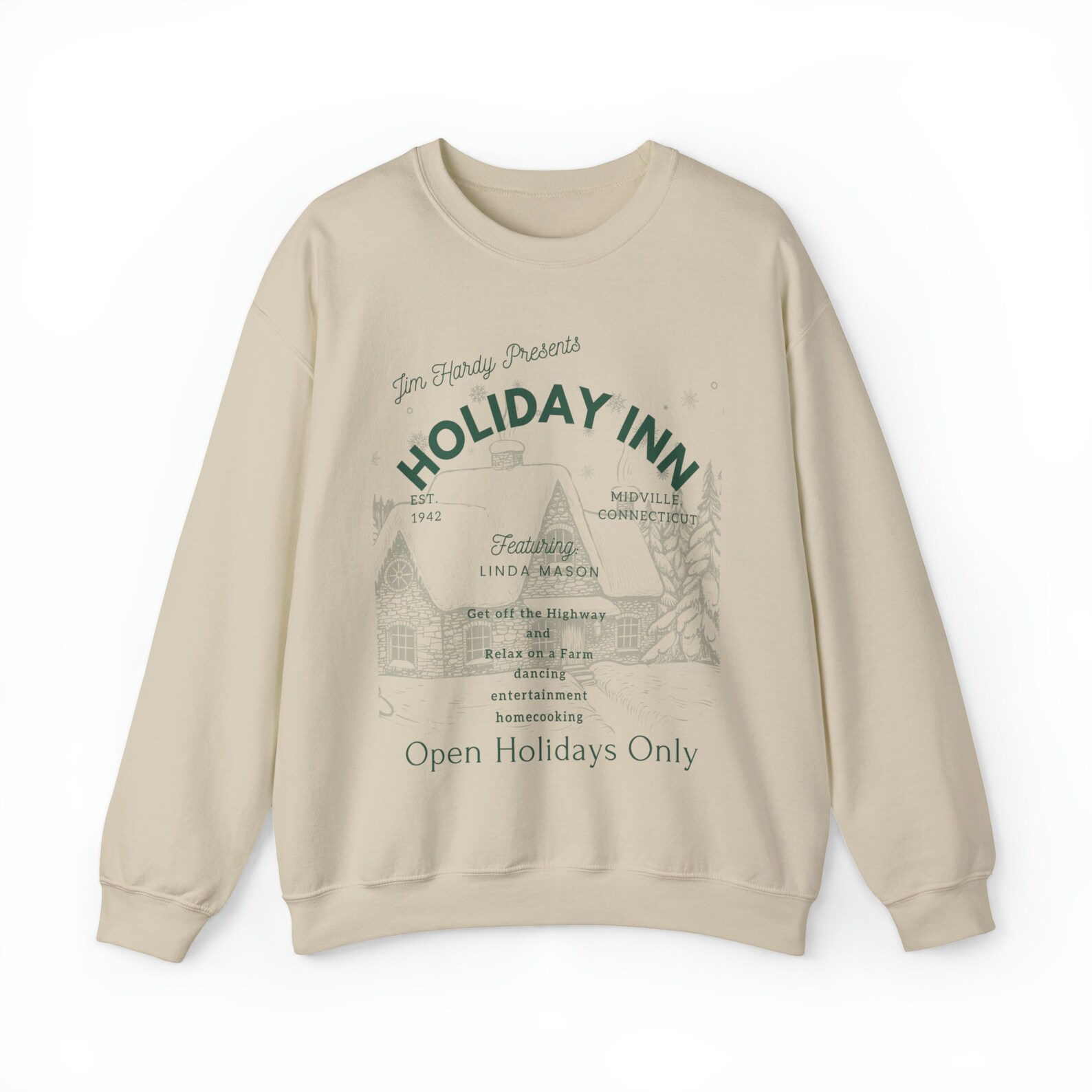 Holiday Inn, White Christmas, Bing Crosby Crewneck Sweatshirt - Etsy