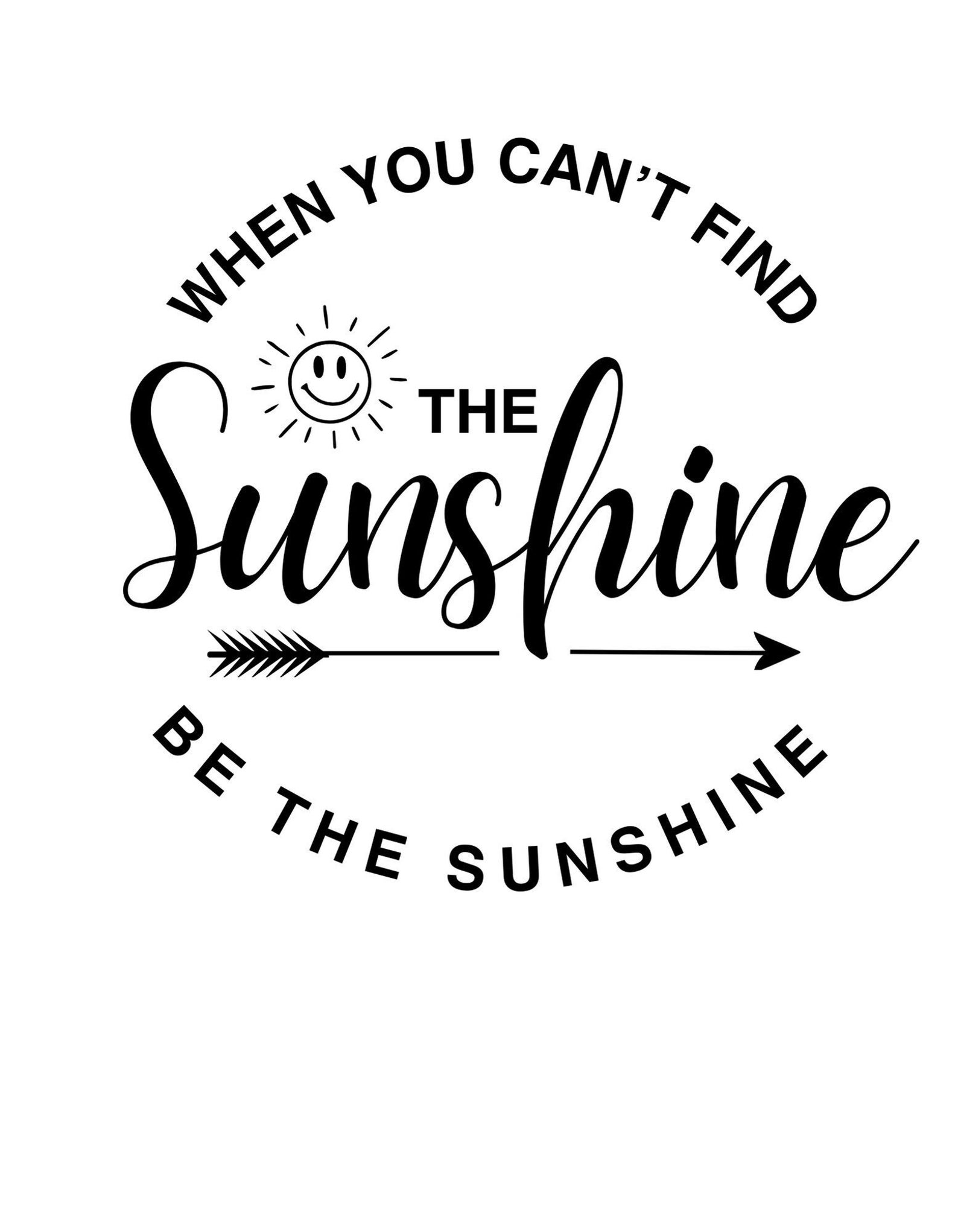 When You Can't Find the Sunshine, Be the Sunshine. With Arrow and Sunny ...