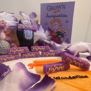 Dark Purple Figment Dragon Disney World Magic Band Slider - Etsy