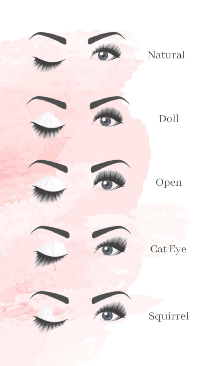 Lash Tech Printable Set | Pink Watercolour | Printable | Lash ...