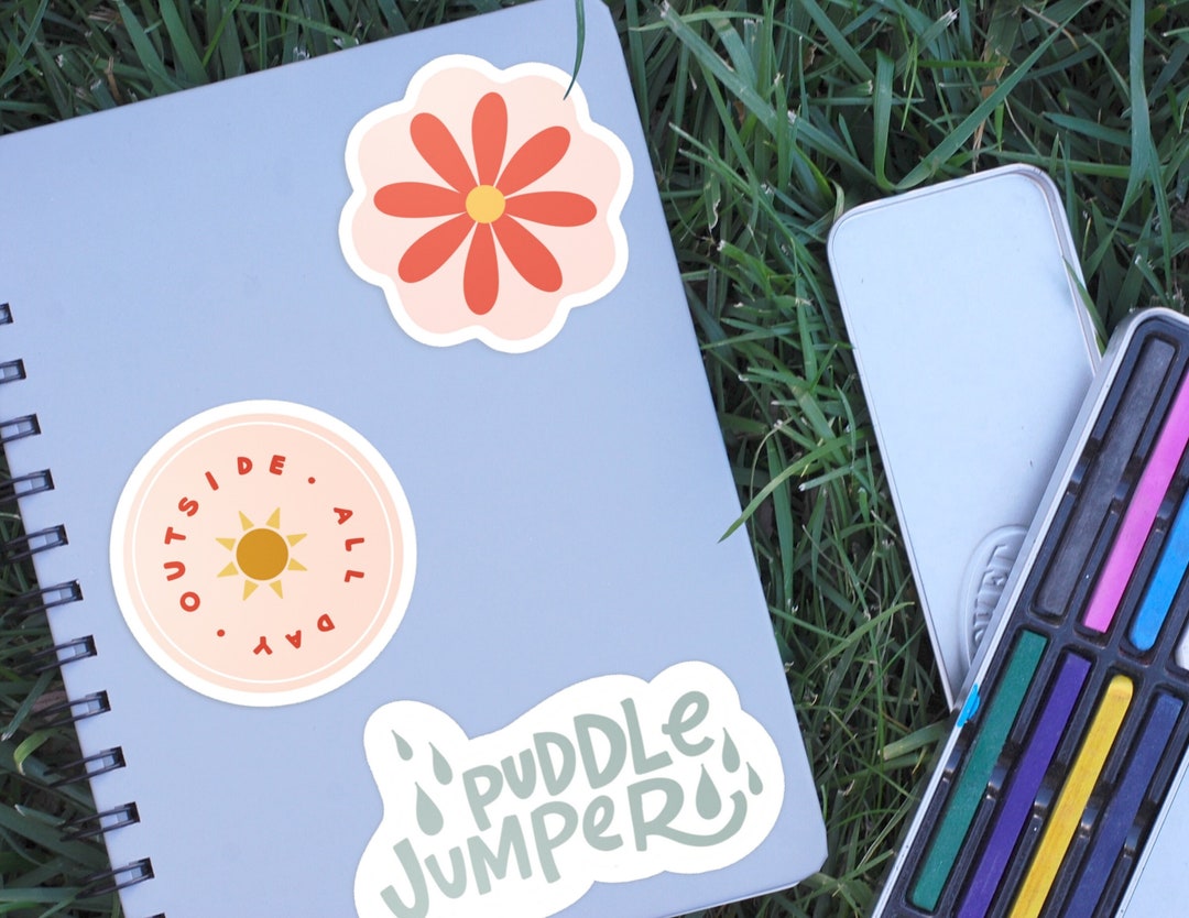 Puddle Jumper Sticker for Kids, Nature Decal for Boys, Forest School ...