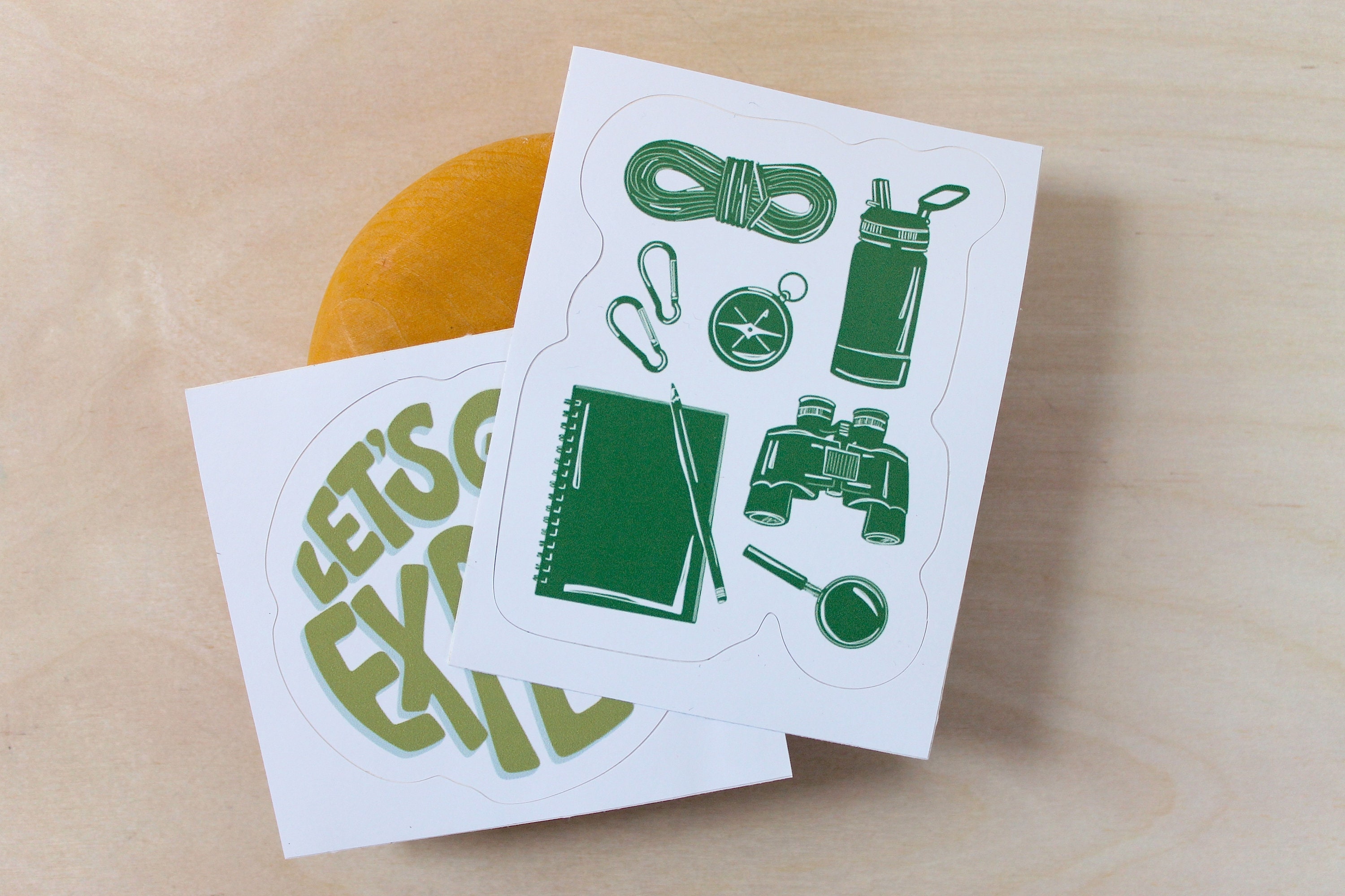 Hiking Gear Sticker for Boys, Forest School Decal for Girls, Adventure ...