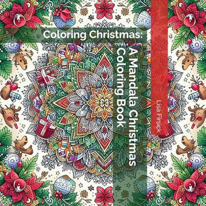 Coloring Christmas: A Mandala Christmas Coloring Book - Etsy