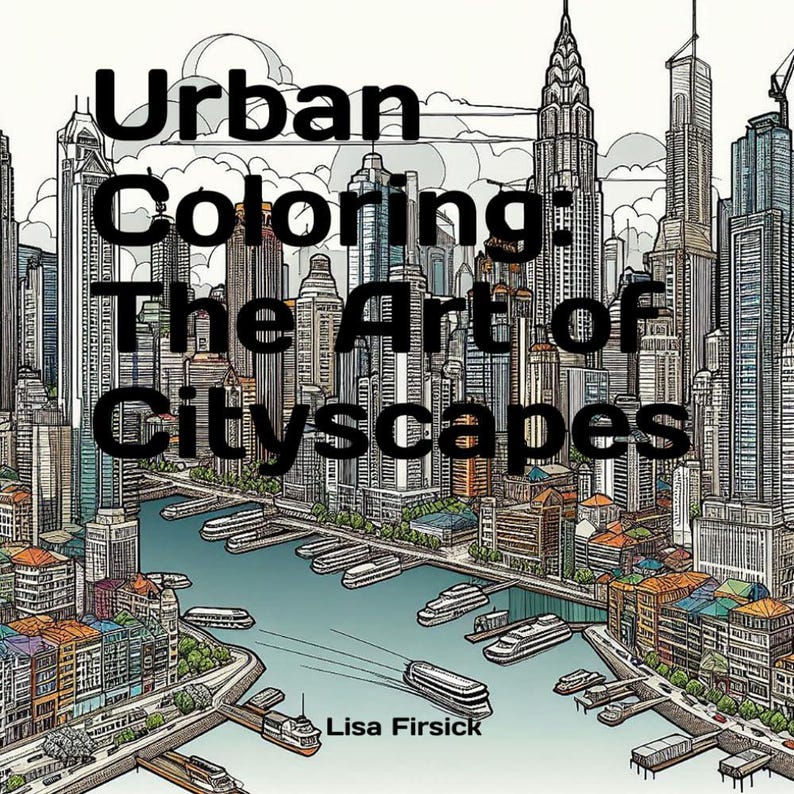 Urban Coloring: the Art of Cityscapes - Etsy
