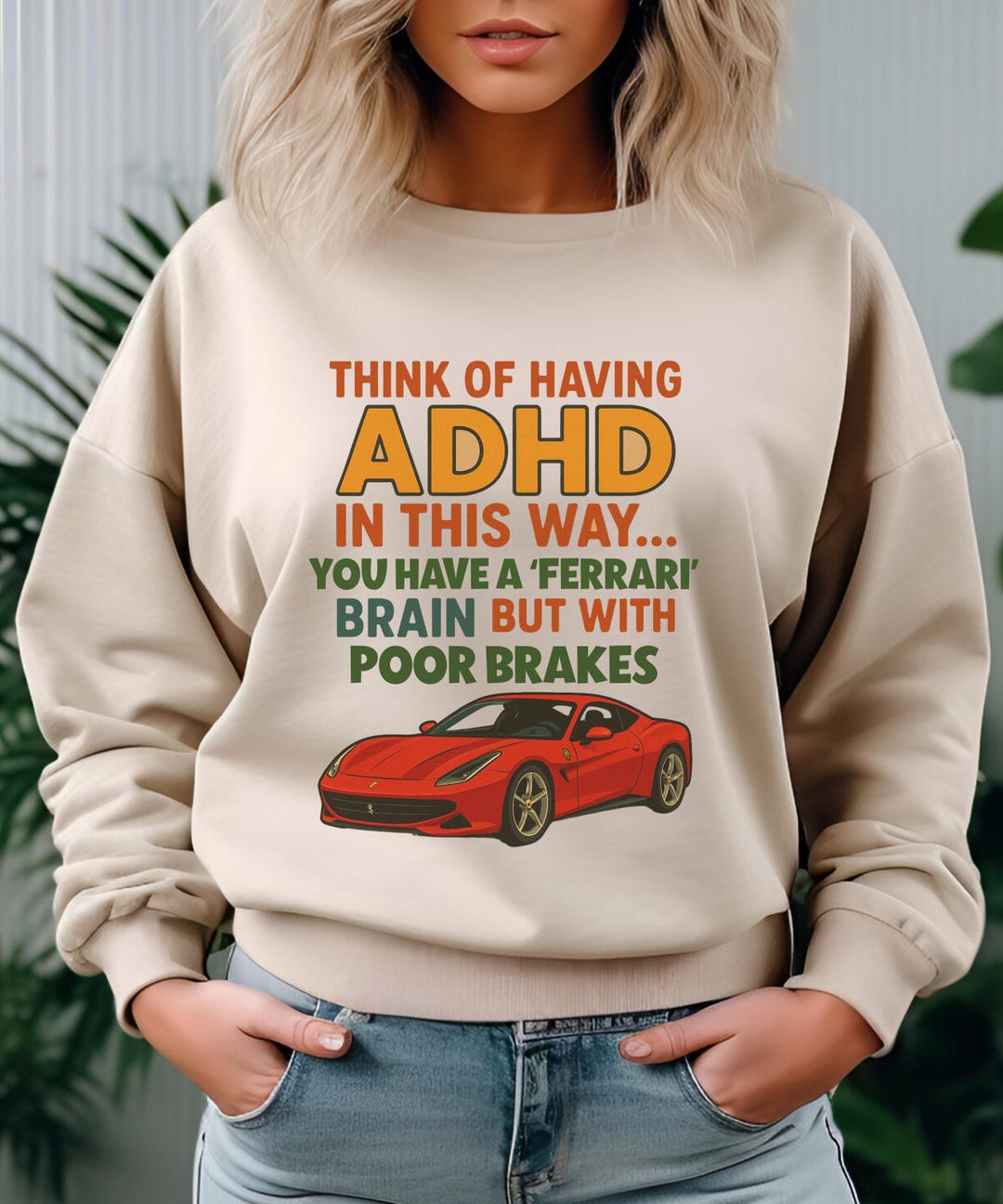 ADHD Neurodiversity Sweatshirt Social Anxiety Clothing Neurodivergent ...