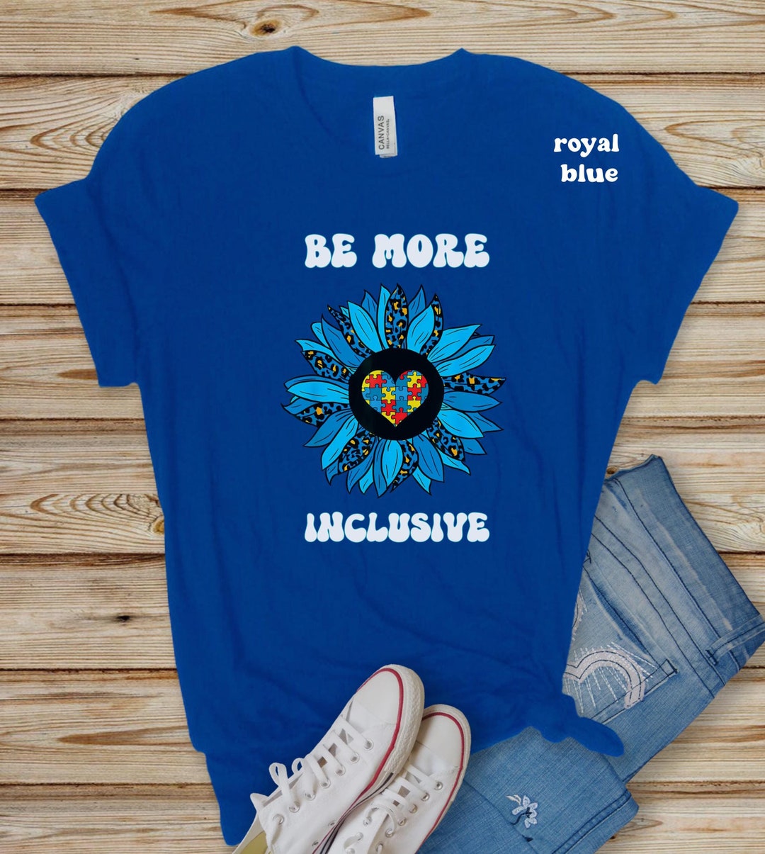 Be More Inclusive Shirt for Autism Awareness Month, Autism Educator ...