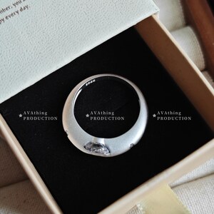 UK Seller! Minimalist Spin Sliver Elegant Thin Smooth Rings, Decent ...