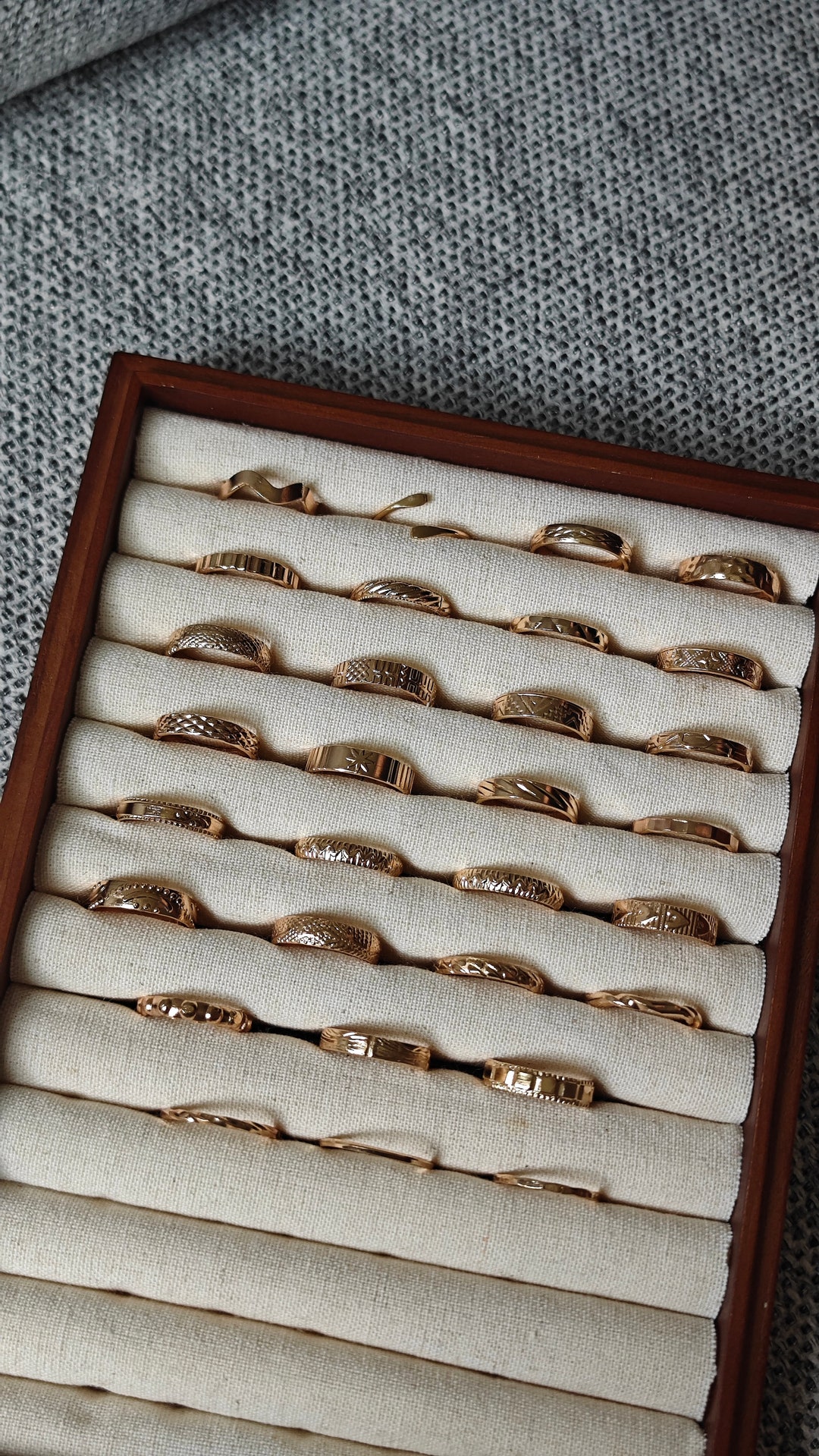 UK Seller! 30pcs Chic Band Gold Set Rings, Gold Ring Set ,gift for Her ...