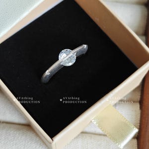 UK Seller! Minimalist Spin Sliver Elegant Thin Smooth Rings, Decent ...