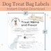 Editable Labels for Dog Treats, Pet Treats, Dog Snack Food Packaging ...