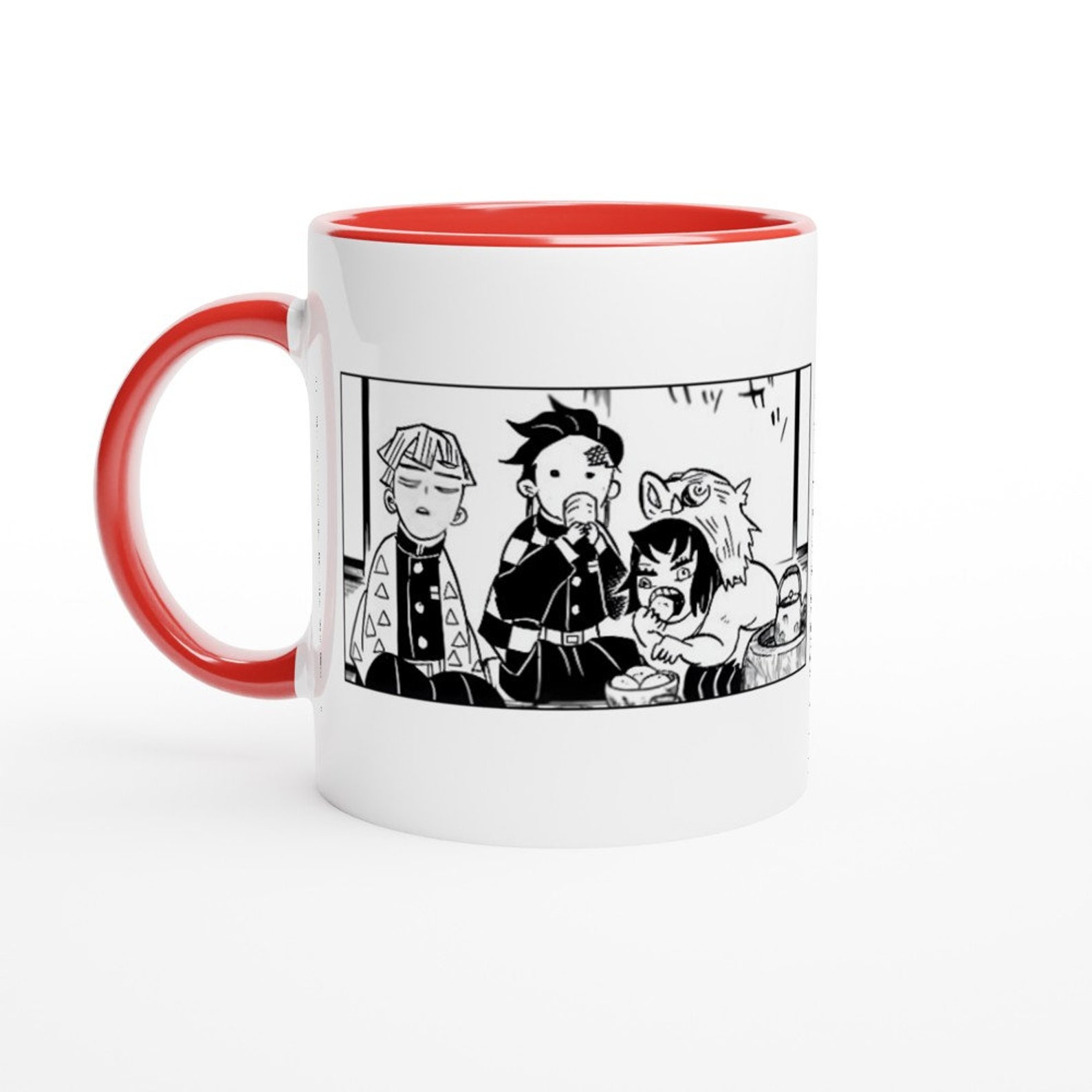 Anime Ceramic Mug | Mug Gift | Cute Funny Mug | Demon Slayer Print ...