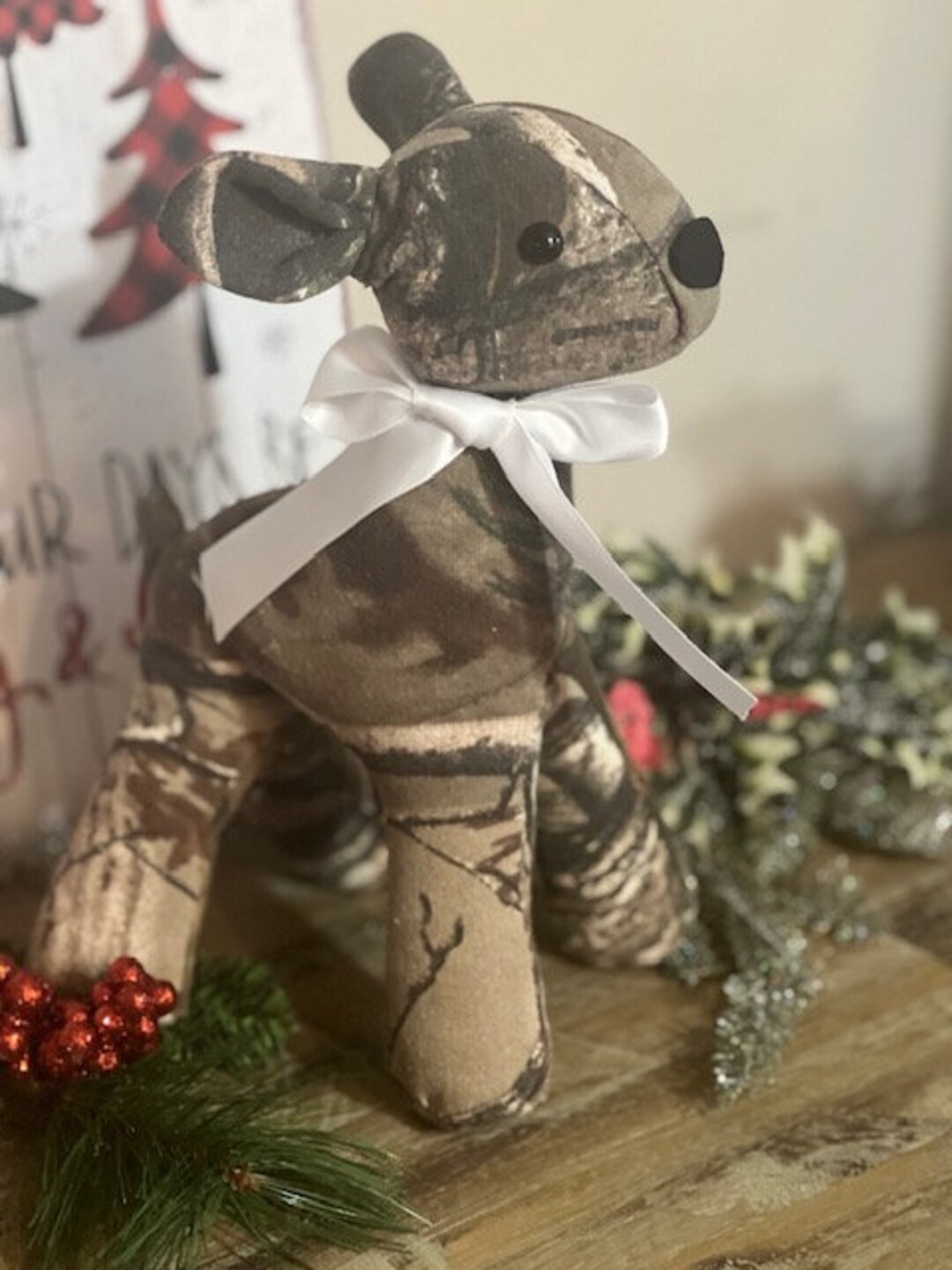 Memory Keepsake Camo Deer - Etsy