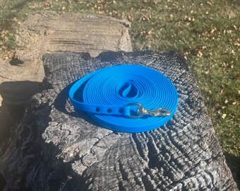 1/2 Biothane Long Line Dog Leash No Handle. Waterproof & Mud Resistant ...