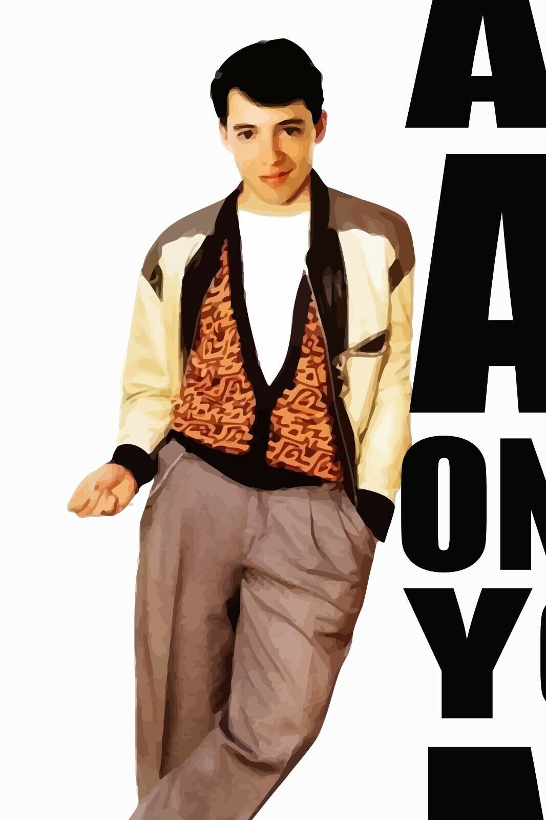 Ferris Bueller’s Day off Quote Print, "life Moves Pretty Fast..." D17 ...