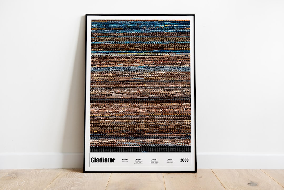 Gladiator Full Movie Print- Whole Movie Poster Print - Details -FMP101 ...