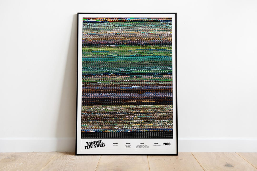 Tropic Thunder, the Full Movie Print- Whole Movie Poster Print ...