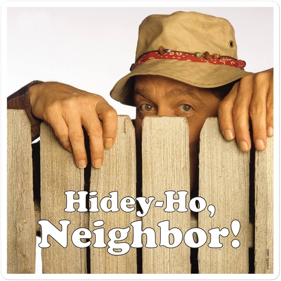 Home Improvement Wilson Fence Peeker: Hand-painted Yard Art - Etsy