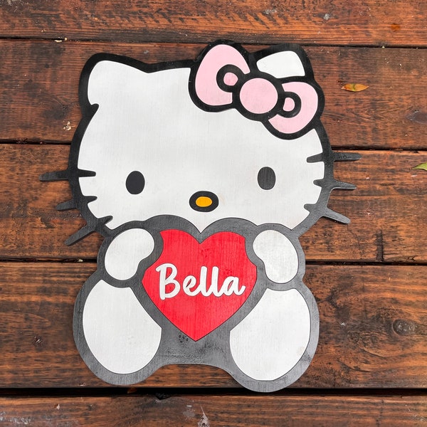 Hello Kittys Sign - Etsy