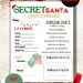 Printable Secret Santa Questionnaire | Name Cards | Christmas Themed - Etsy