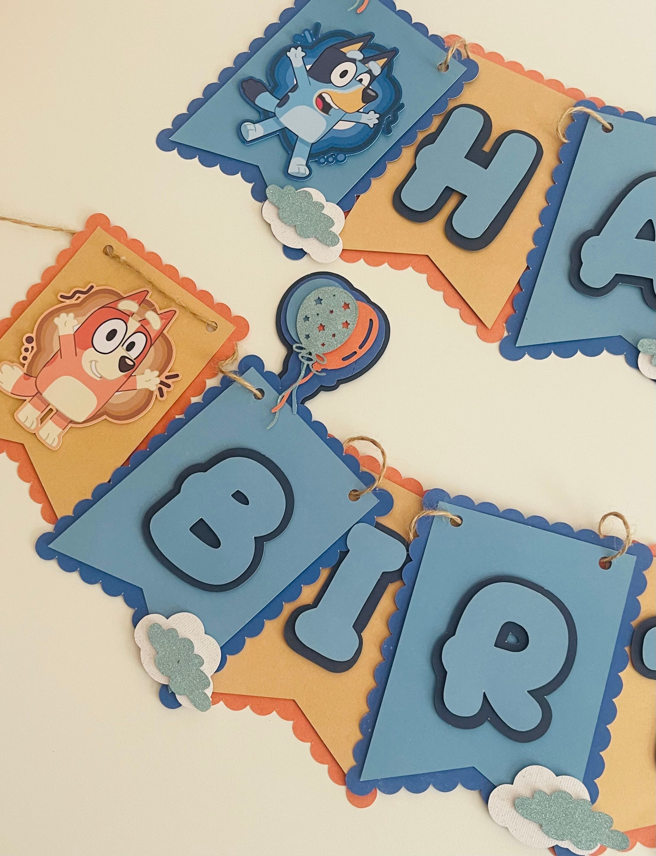 Custom Bluey Banner Bluey Banner Bluey Birthday Custom - Etsy