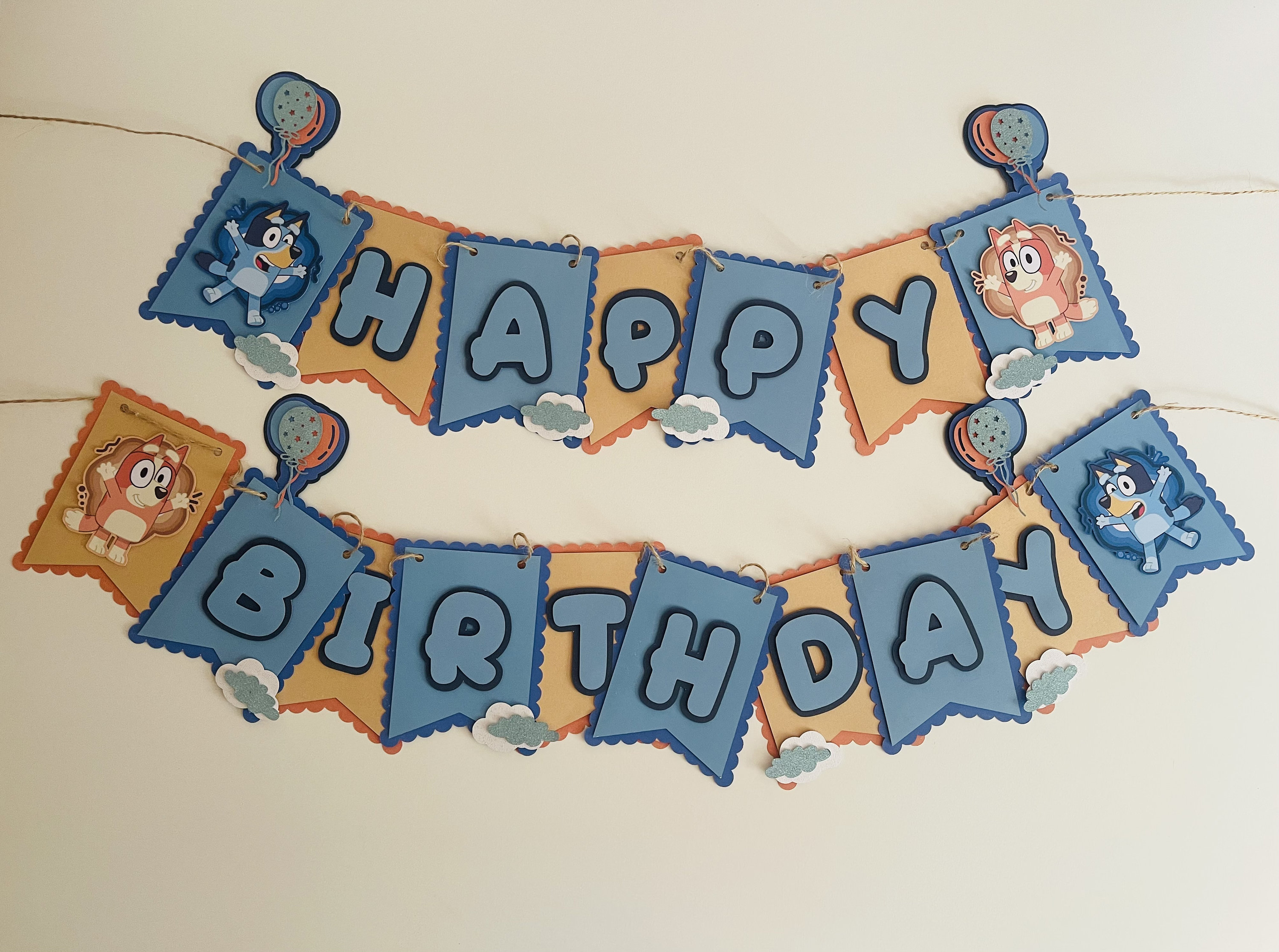 Custom Bluey Banner Bluey Banner Bluey Birthday Custom - Etsy
