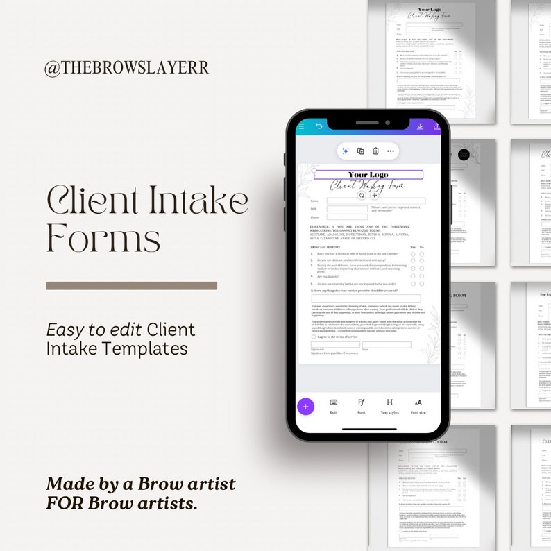Client Intake Forms - Digital Download - Etsy