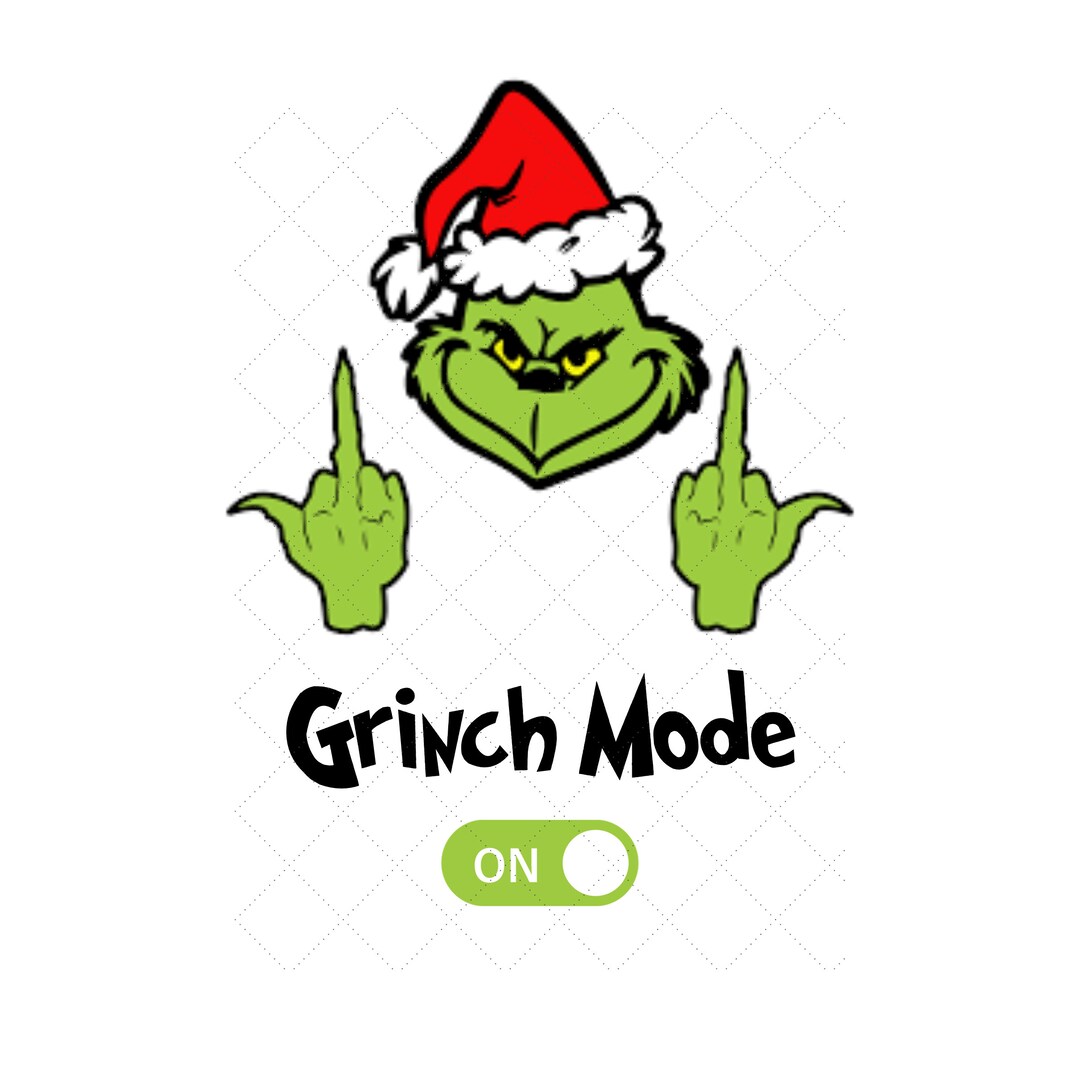 Grinch Mode on Png - Etsy