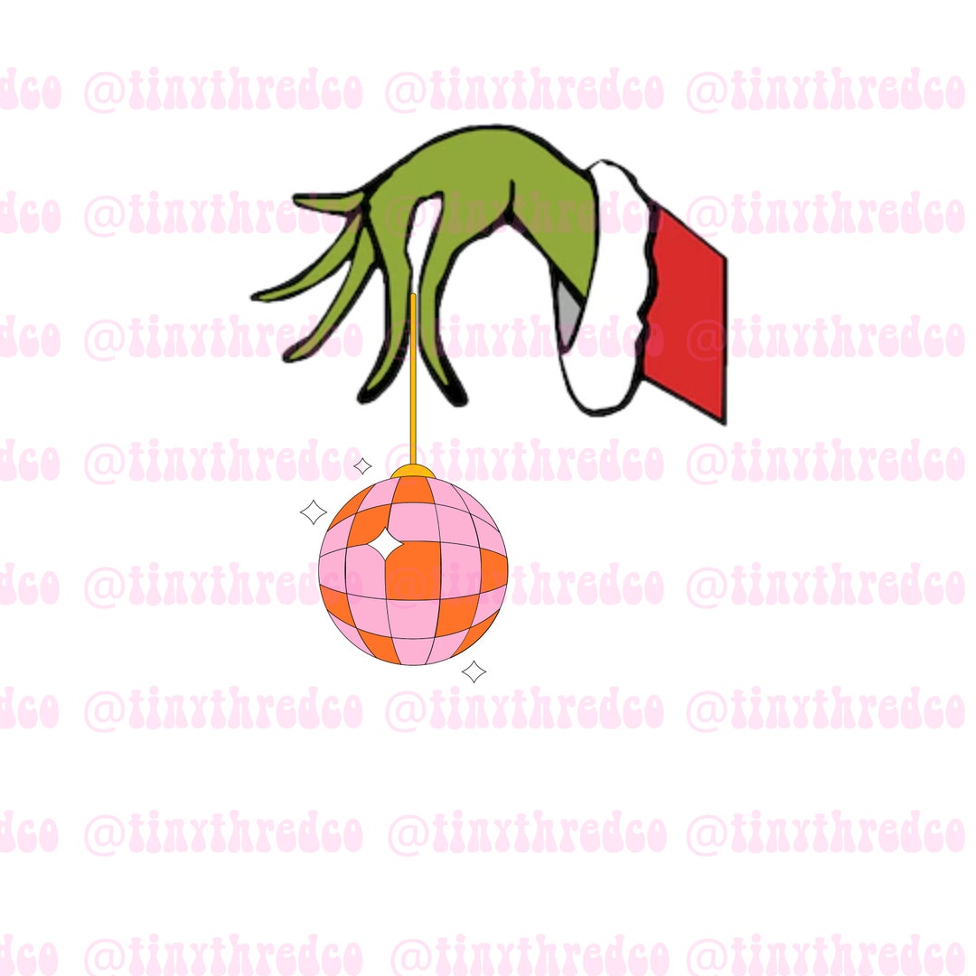 Grinch Hand Disco Png Digital Download - Etsy