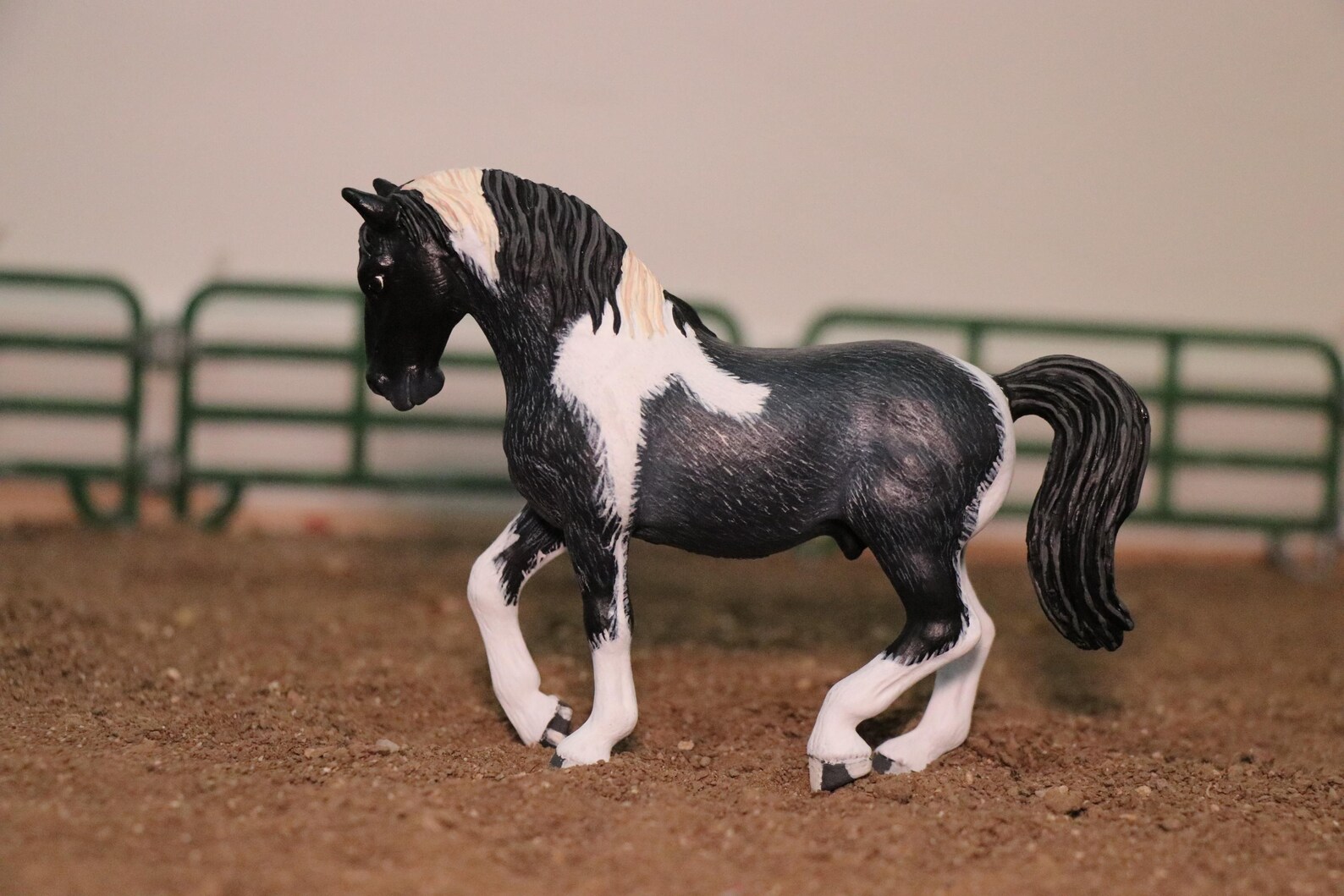 Schleich Model Horse Repaint Blue Roan Tobiano Lipizzaner Gelding - Etsy