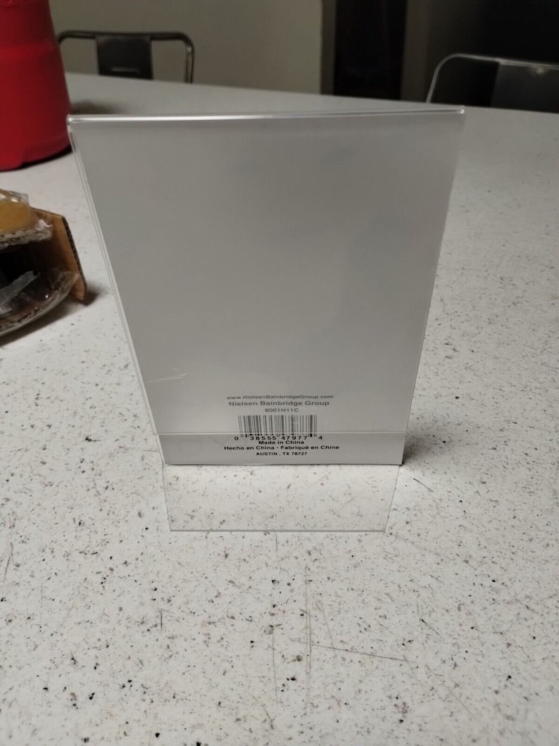 8. 4x6 Clear Acrylic Self Standing Frame - Etsy