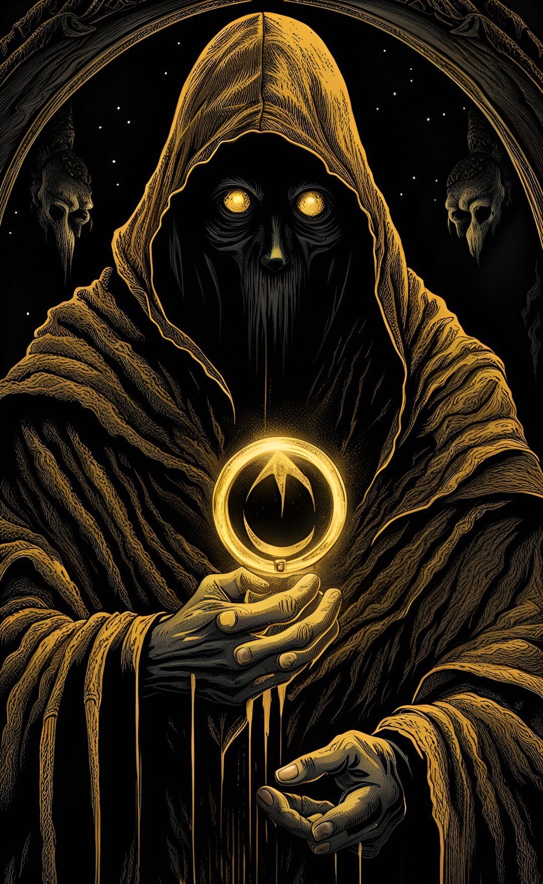 Nazgûl Ring Wraith the Hobbit Lord of the Rings A4 - Etsy