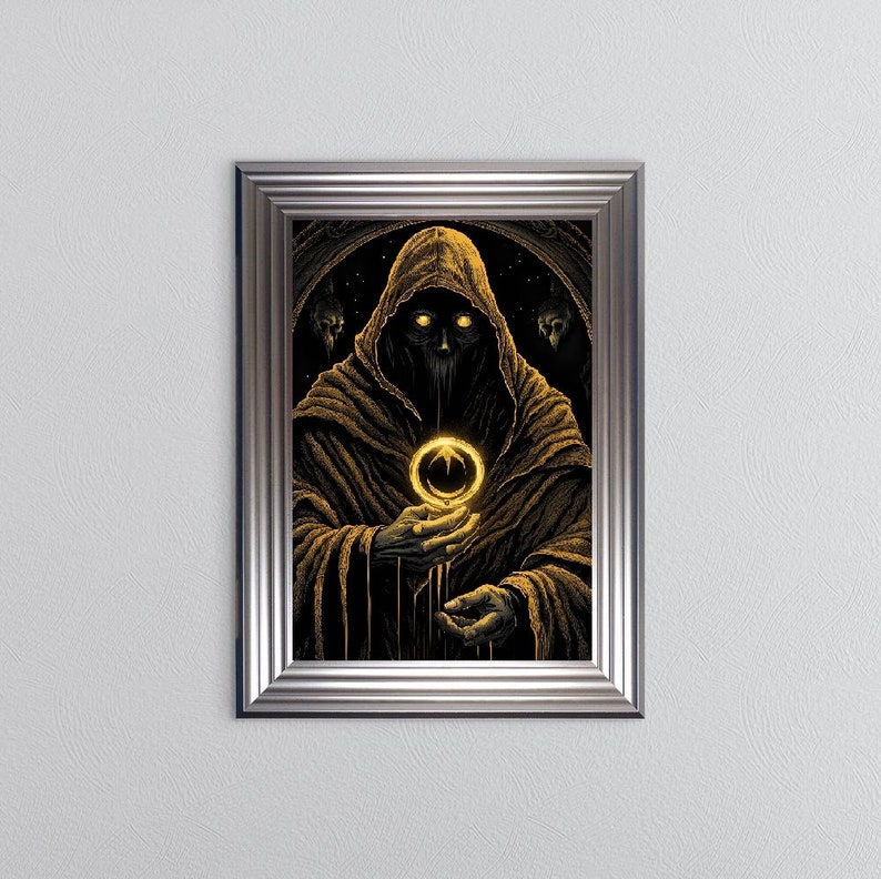 Nazgûl Ring Wraith the Hobbit Lord of the Rings A4 - Etsy