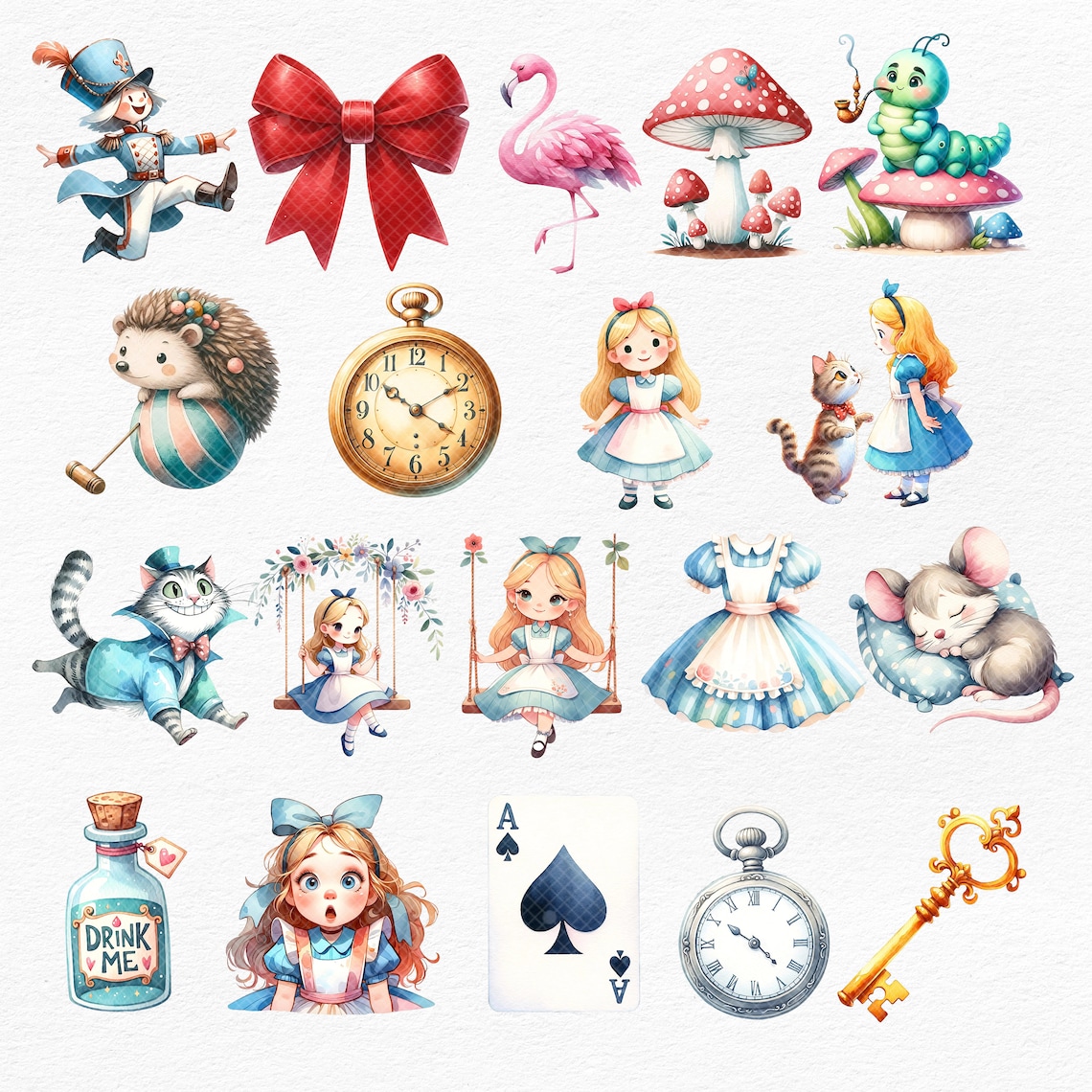 Alice in Wonderland Clipart,alice in Wonderland Png,alice Adventures ...