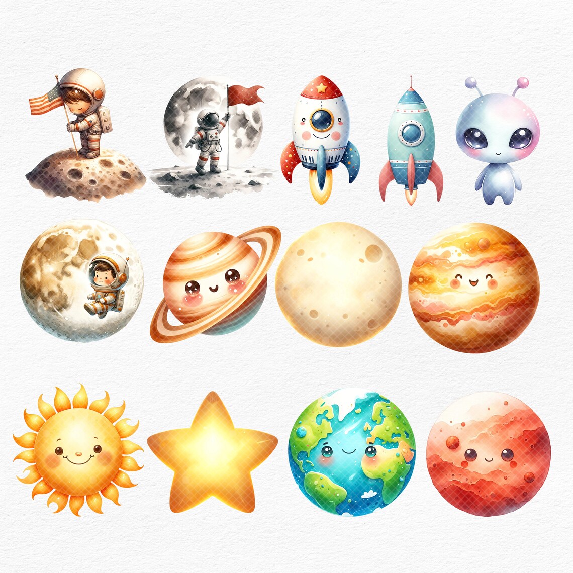 Astronaut Png ,astronaut Clipart,space Astronaut Watercolor Clipart ...