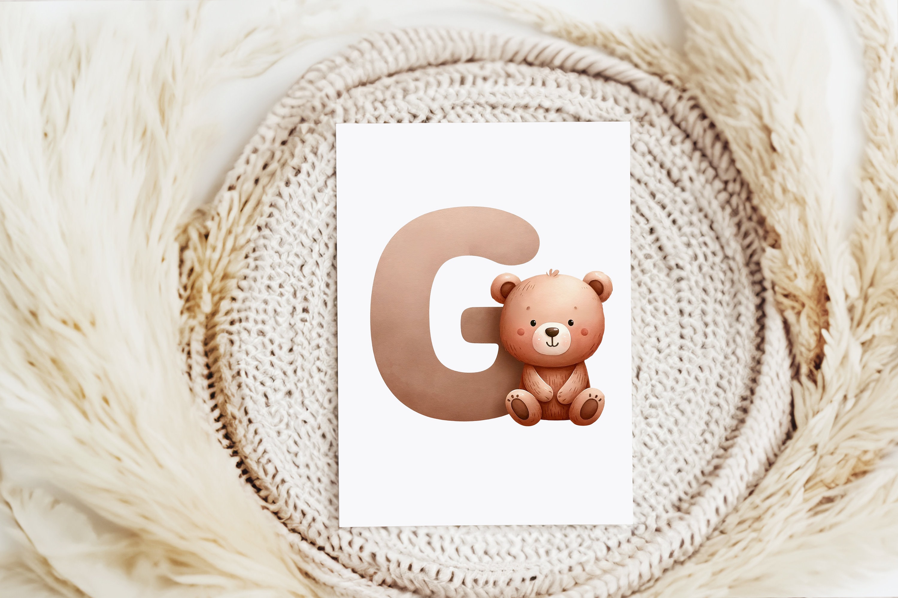 Teddy Bear Alphabet,letters Png, Alphabet Png,nursery Decor, Cute Bear ...