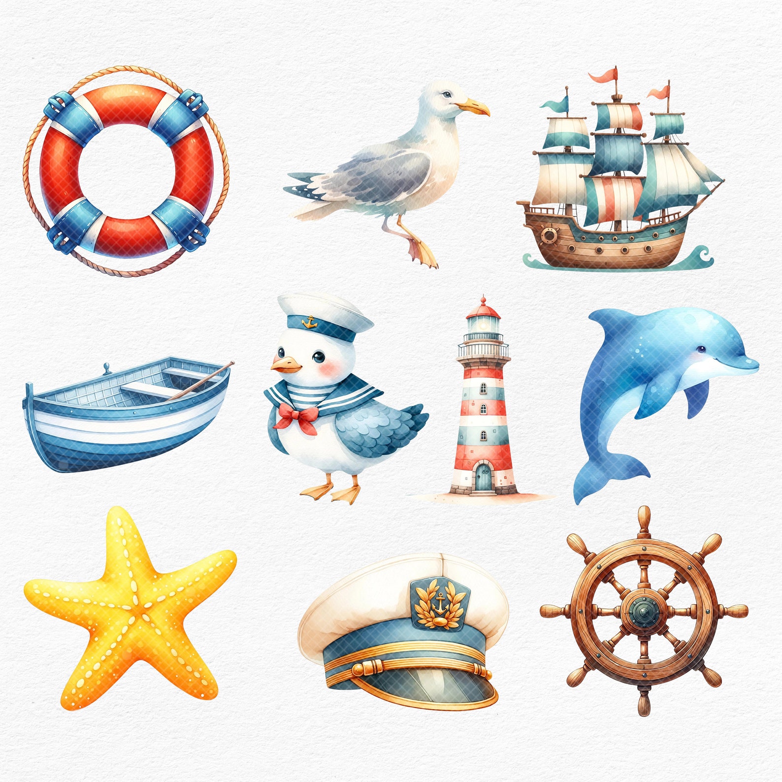 Little Cat Sailor Watercolor Clipart,cat Sailor Watercolor,sailboat ...