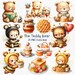 Bear Bee Clipart,bee Bear,honey Bee Clipart,spring Clipart,cute ...