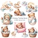 Sleepy Teddy Bear,teddy Bear Sleeping,baby Bear Clipart Teddy Baby ...