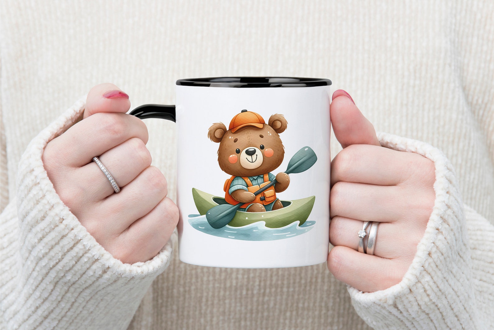 Bear Camping Watercolor,camping Bear Camping Animals ,summer Bear ...