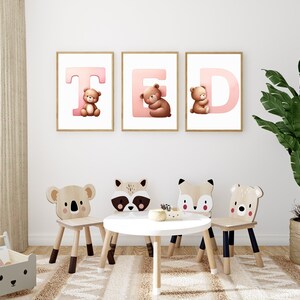 Teddy Bear Alphabet,letters Png, Alphabet Png,nursery Decor, Cute Bear ...