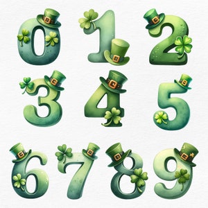 St. Patrick Alphabet Clipart PNG Sublimation, Doodle Alphabet ...